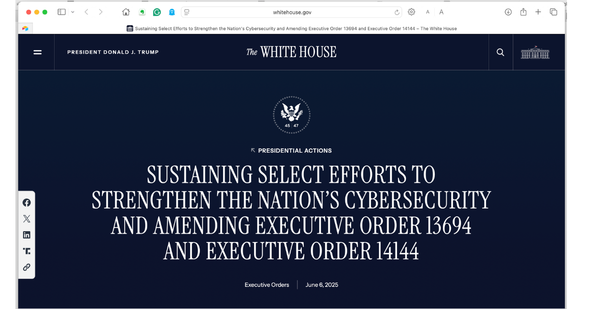 What Trump's Revision to Cybersecurity Executive Order Means for PQC