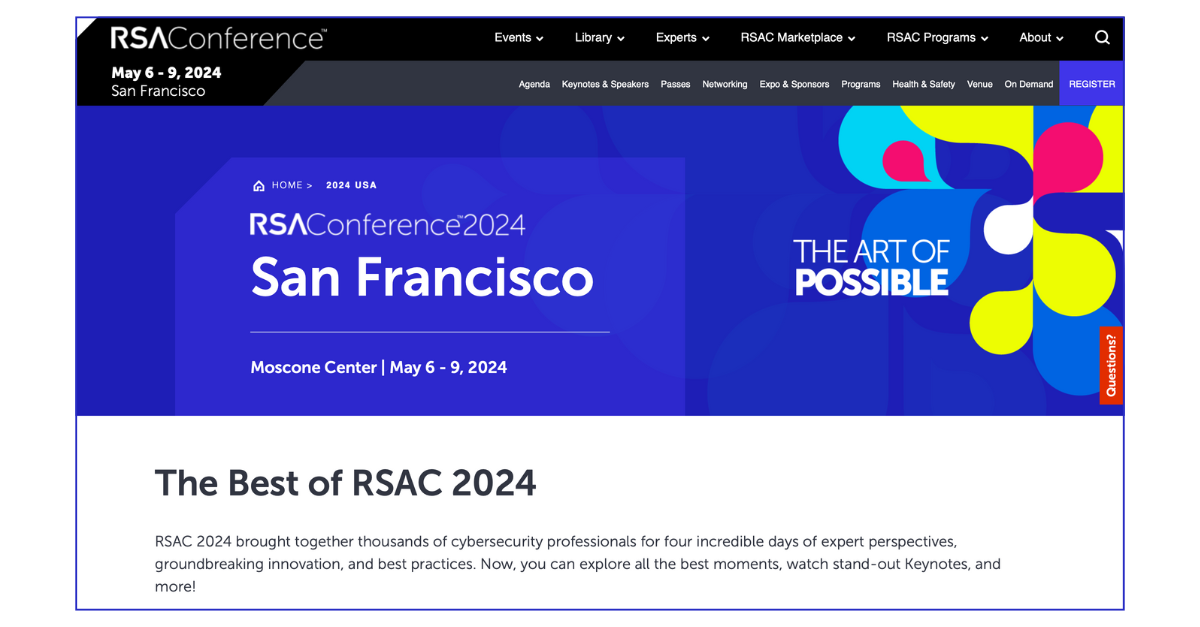 RSA 2024 Conference Takeaways: Why We Should Not Over-Focus on AI ...